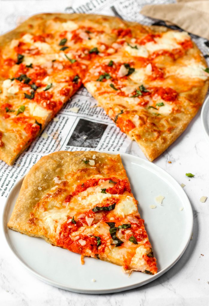 Roasted Red Pepper Pizza - A Seasoned Greeting