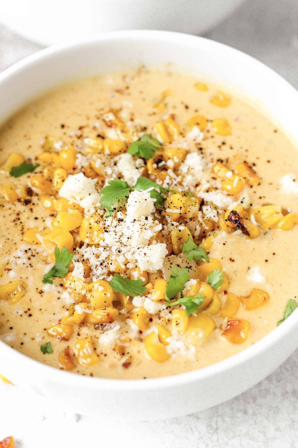 Creamy Mexican Corn Chowder - A Seasoned Greeting