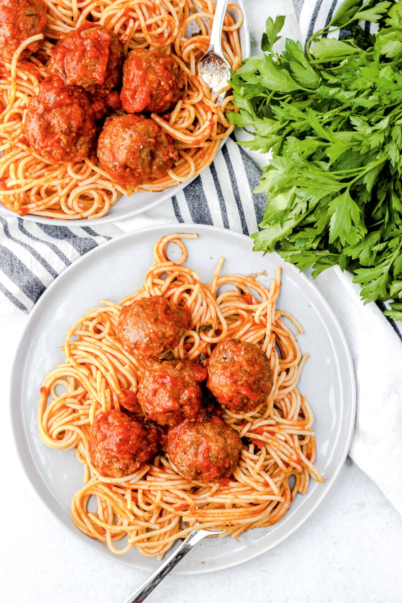 Easy Baked Meatballs - A Seasoned Greeting