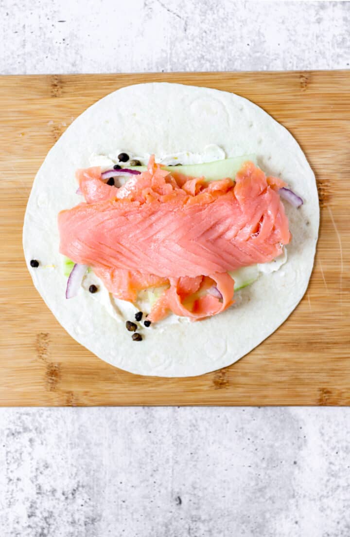 Smoked Salmon Wrap - A Seasoned Greeting