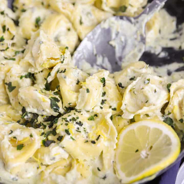 Lemon Basil Tortellini - A Seasoned Greeting