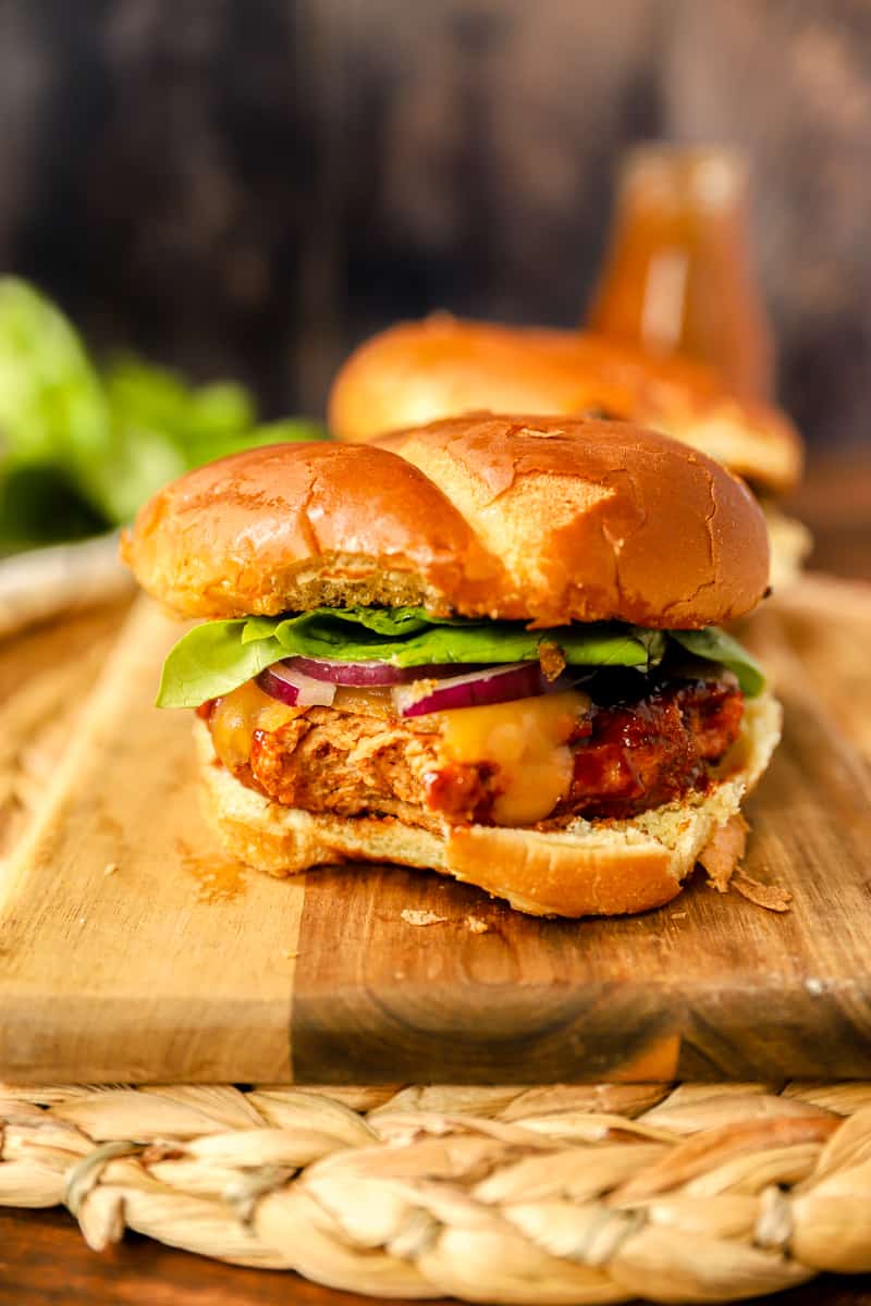 BBQ Chicken Burgers - A Seasoned Greeting