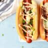 Blue Cheese Hot Dogs - A Seasoned Greeting