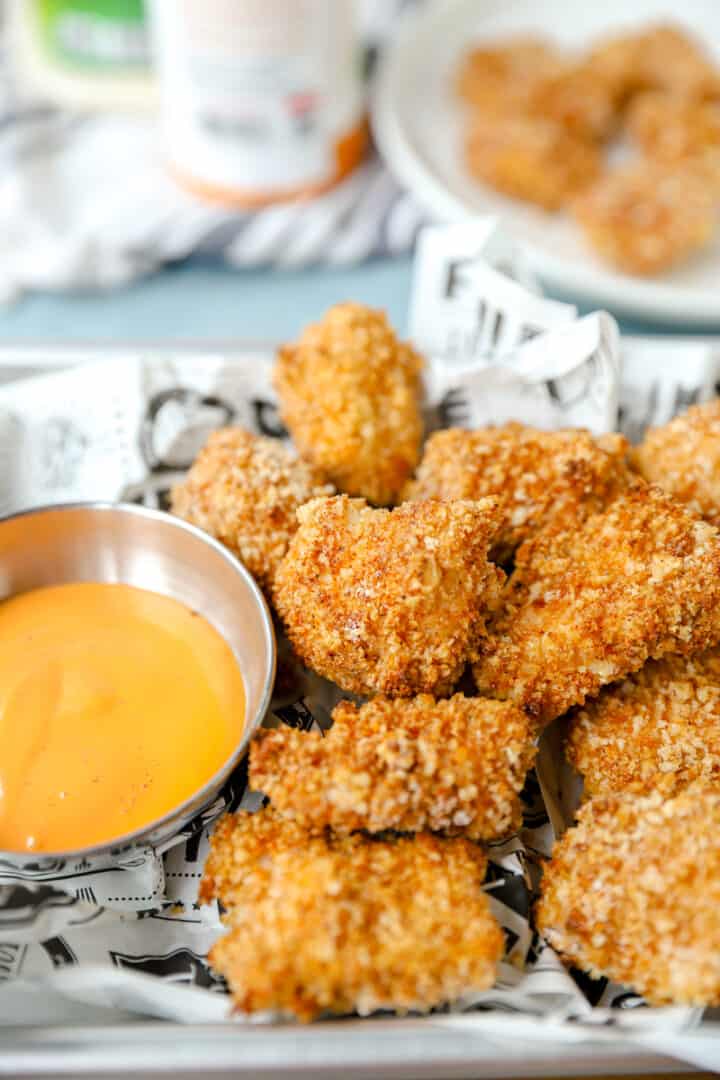 Spicy Chicken Nuggets - A Seasoned Greeting