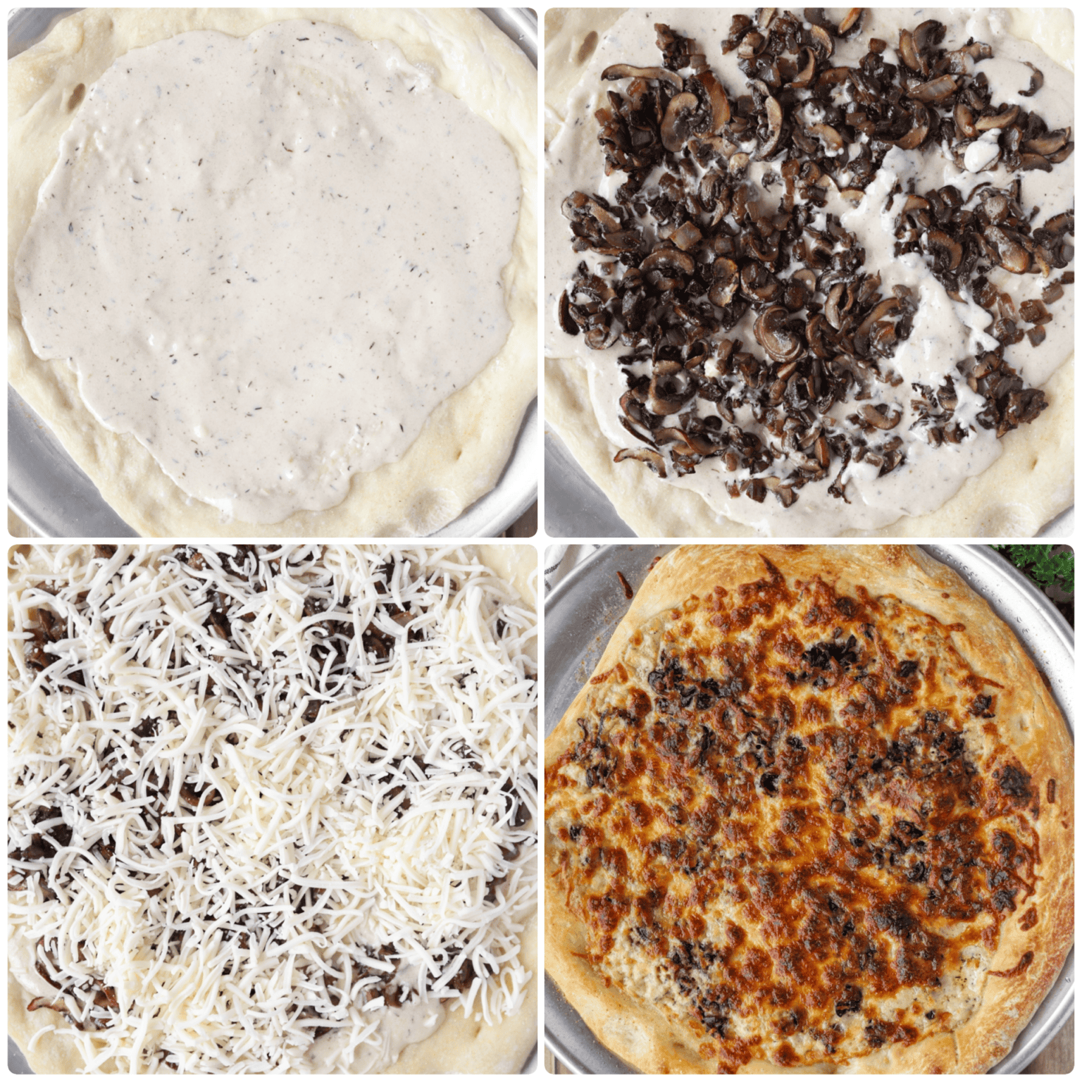 Mushroom Marsala Pizza - A Seasoned Greeting