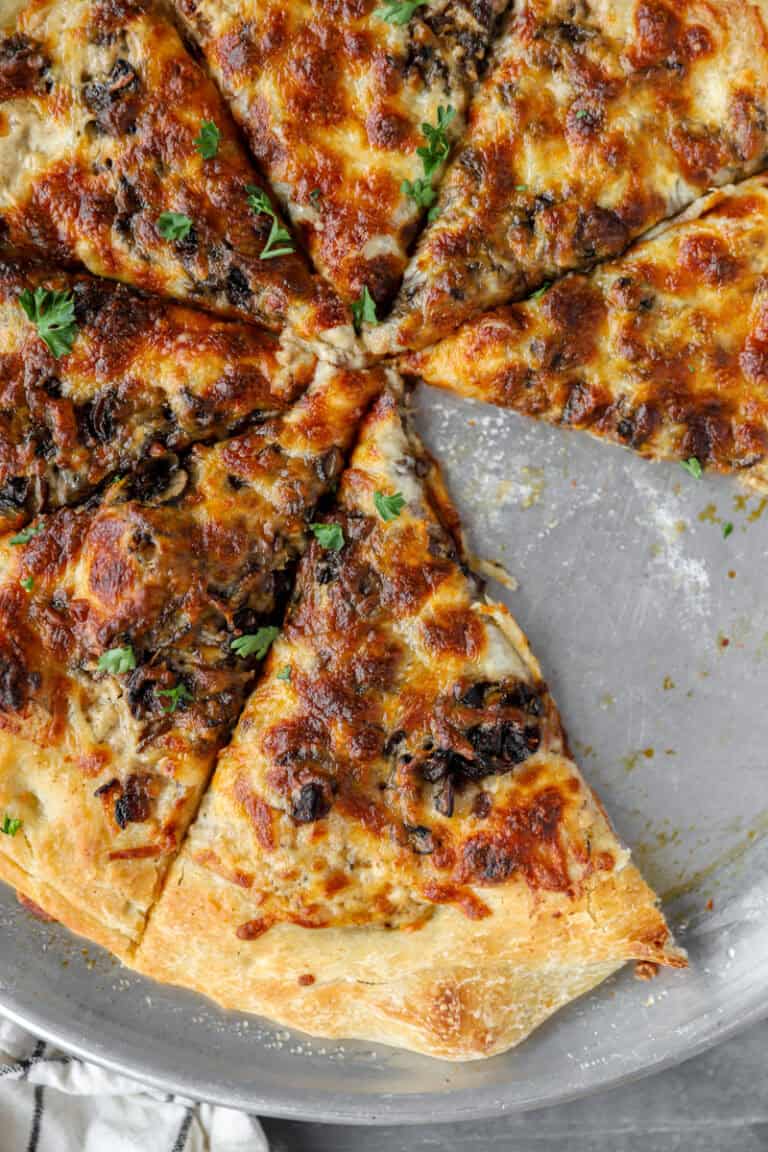 Mushroom Marsala Pizza - A Seasoned Greeting