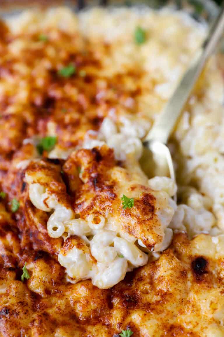 Baked Gouda Mac and Cheese - A Seasoned Greeting